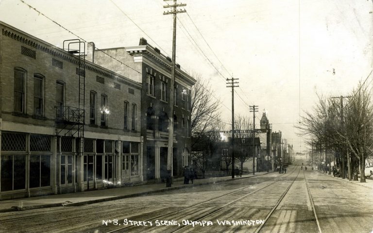 Downtown Olympia Historical Postcard Display – Olympia Historical ...