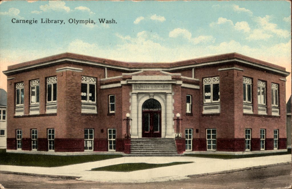 Olympia Public Library (Carnegie Building) – Olympia Historical Society ...