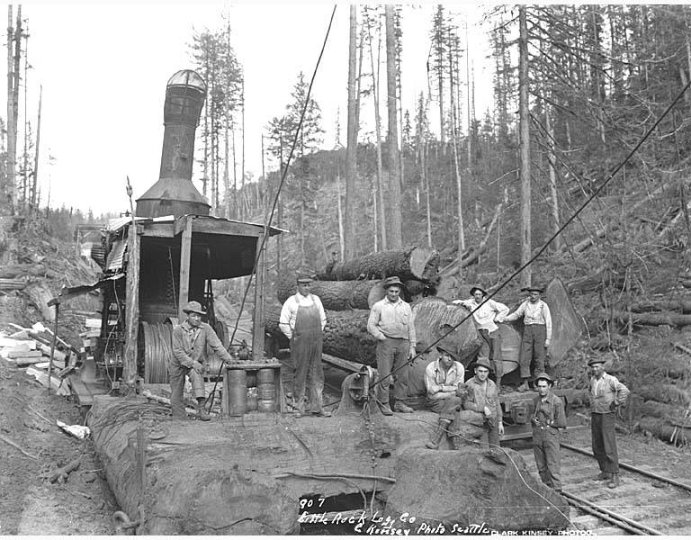 Little Rock logging by Clark Kinsey – 3/16/2025 – Olympia Historical ...