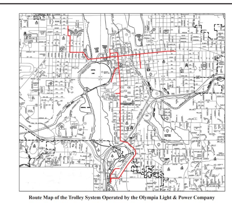 The Olympia Trolley System of Olympia Light and Power Company – Olympia ...
